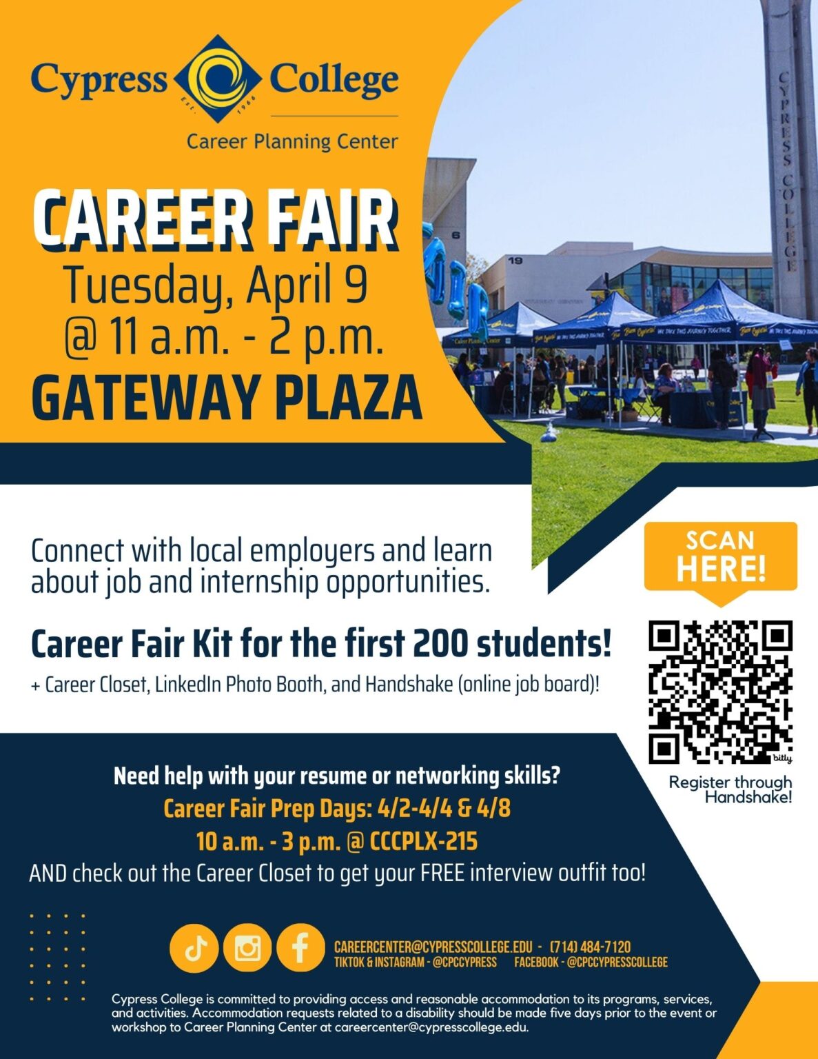 Career Fair - Cypress College