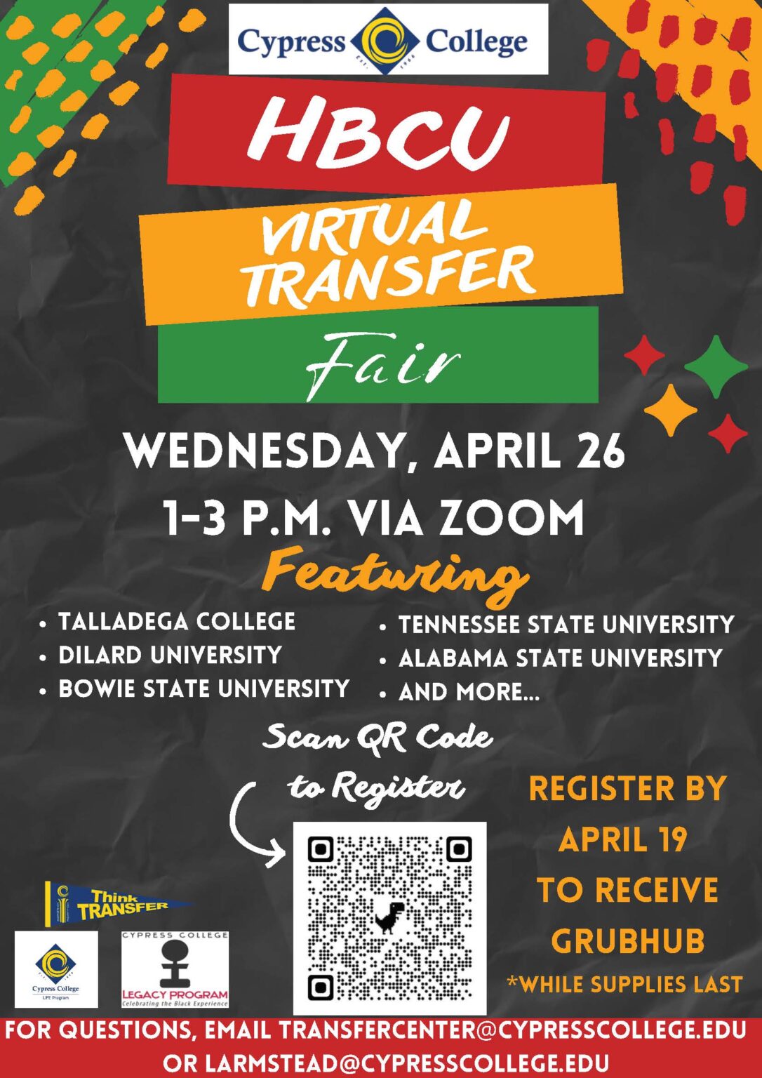 HBCU Virtual Transfer Fair - Cypress College