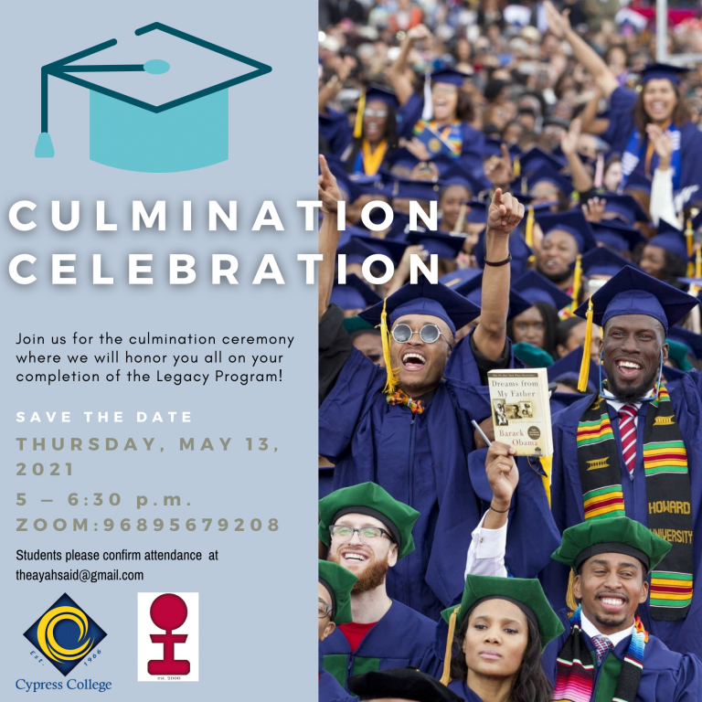 Legacy Program Culmination Celebration - Cypress College