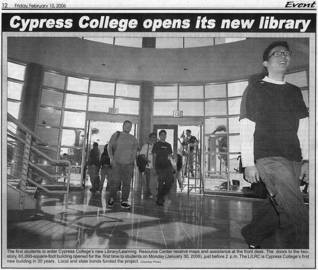 L/LRC 10-Year Anniversary - Cypress College