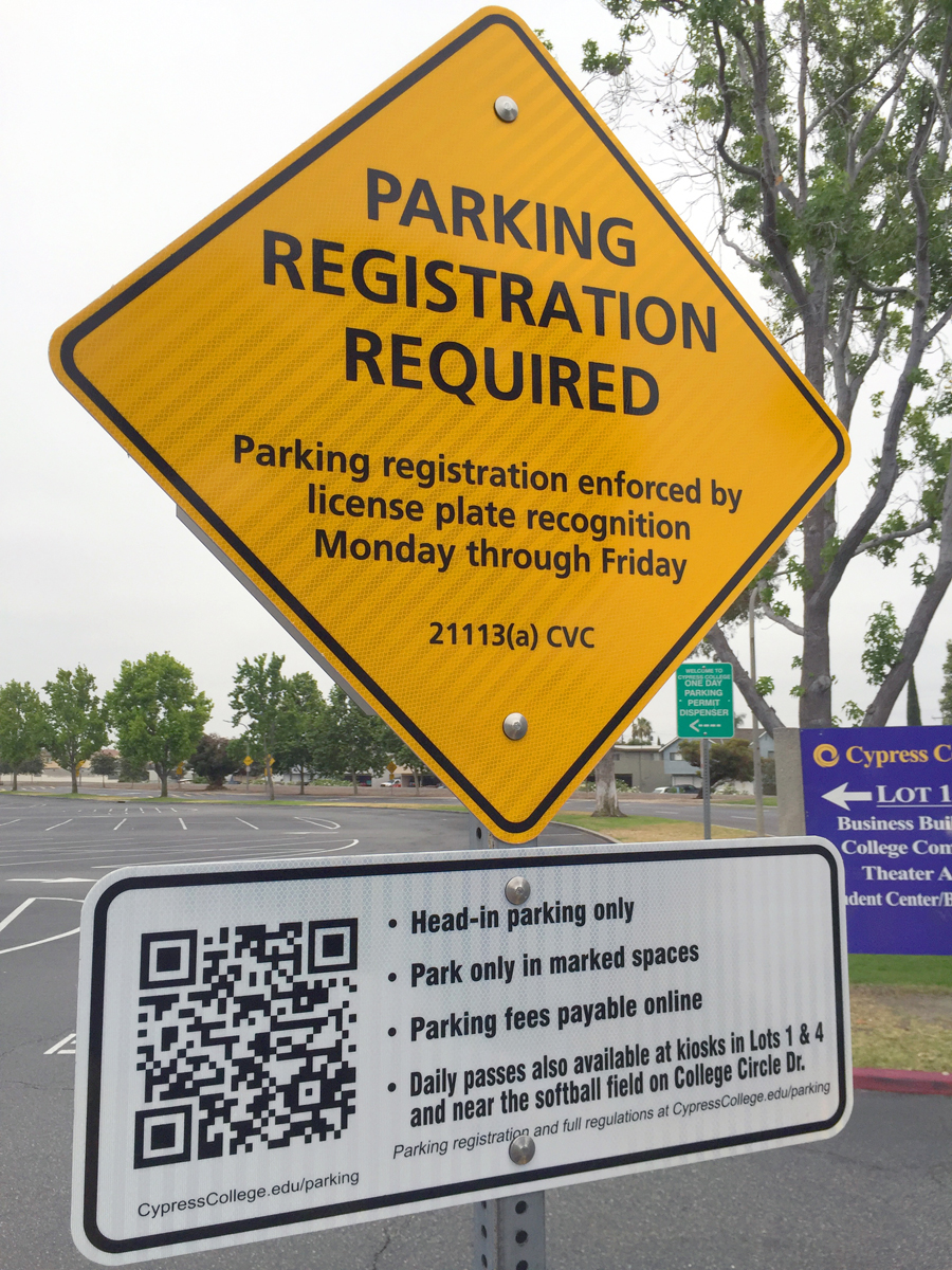 No Lines! License Plates Replace Physical Parking Permits - Cypress College