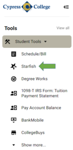 Student Starfish Resources - Cypress College