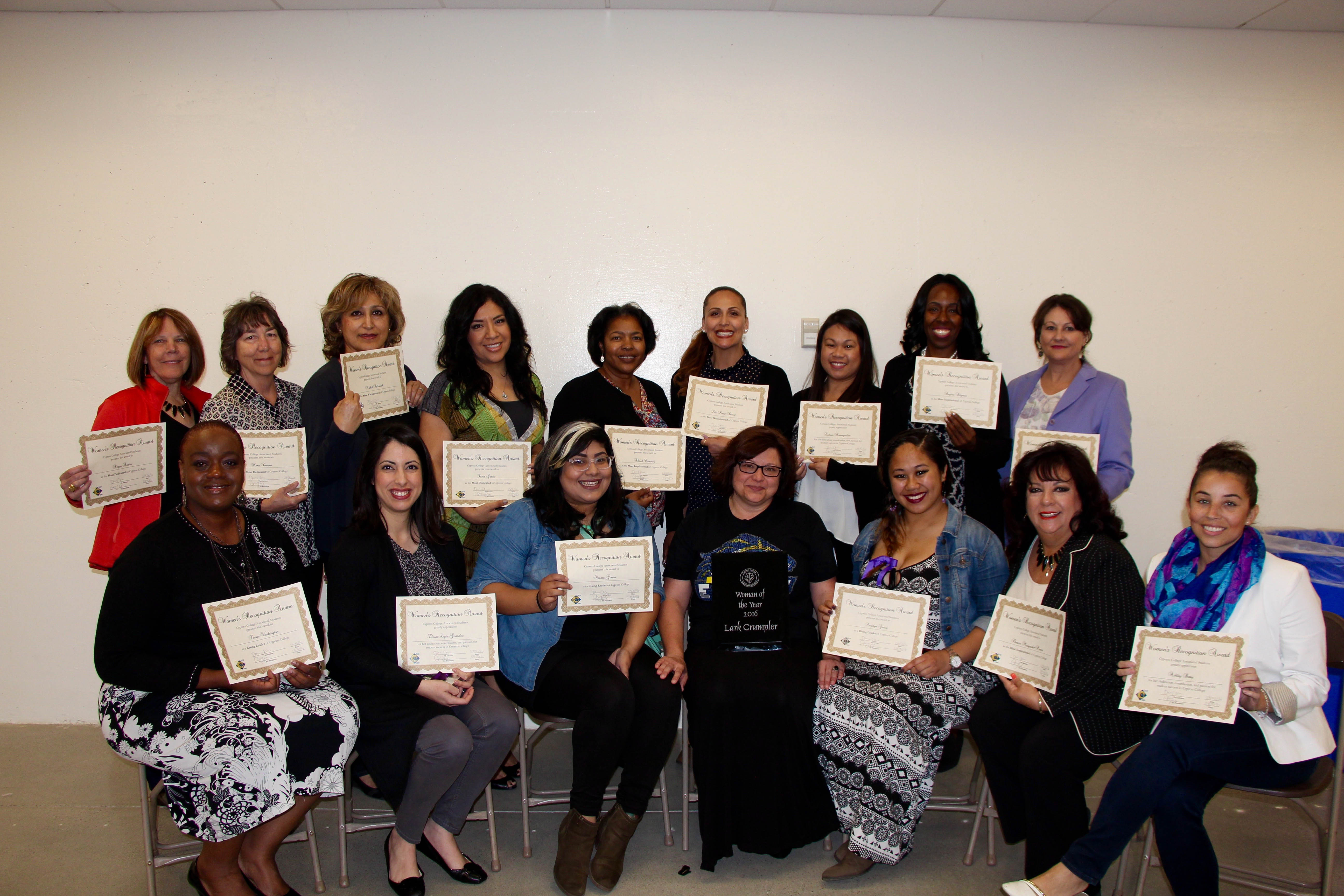 Associated Students Hosts Women's Recognition Awards - Cypress College
